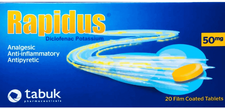 رابيدوس 50 (Rapidus) :الاستخدام ، الجرعة، الاعراض والتحذيرات